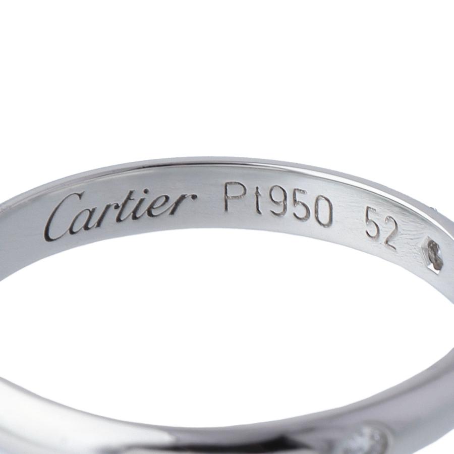 Cartier カルティエ ダイヤ リング 1895 ウェディング 3PD #52 幅2.5mm PT950 保証書(2011年) 新品仕上げ済 Cartier【16787】 : ブランド ...