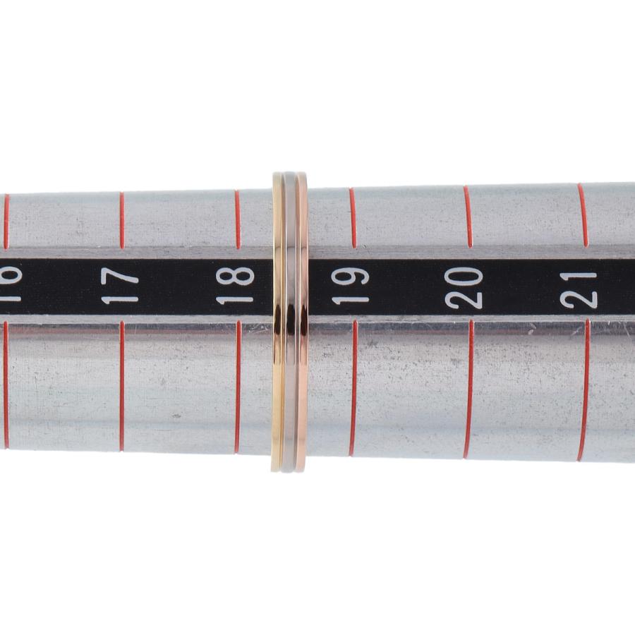 Cartier カルティエ トリニティ ウェディング リング ルイカルティエ ヴァンドーム 現行モデル #59 幅2.4mm Au750 ...