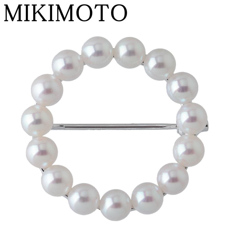 ミキモト パール サークル ブローチ アコヤパール4.4mm シルバー MIKIMOTO【18916】 : 18916 : ブランド テアトロ ...