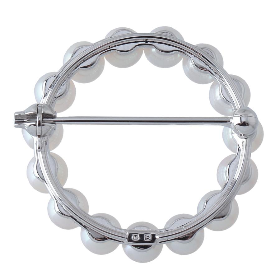 ミキモト パール サークル ブローチ アコヤパール4.4mm シルバー MIKIMOTO【18916】 : 18916 : ブランド テアトロ ...