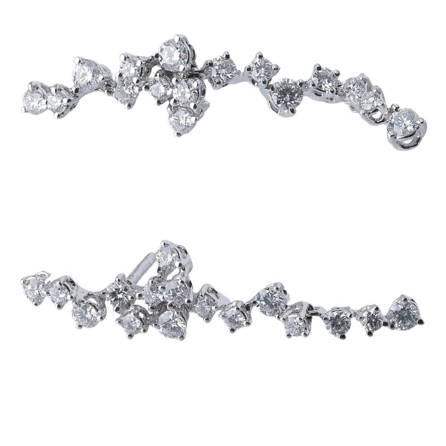 ダミアーニ ミモザ ダイヤ ピアス 750WG 20075411型 保証書(2020年) ポーチ 新品仕上げ済 DAMIANI【19685 ...