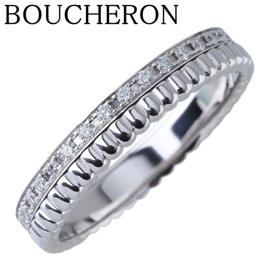BOUCHERON ブシュロン キャトル ラディアント ダイヤ リング #52 Au750WG 保証書(2021年) 箱 新品仕上げ済 ...