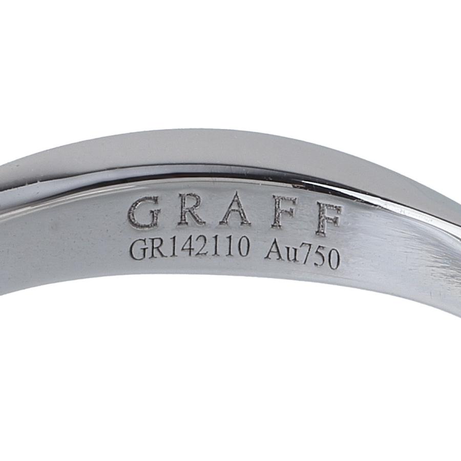 グラフ スパイラル バンド リング 18号 幅3.2mm Au750WG 保証書 グラフ スパイラル バンド リング 18号 幅3.2mm Au750WG 保証書