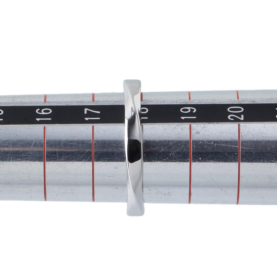グラフ スパイラル バンド リング 18号 幅3.2mm Au750WG 保証書 グラフ スパイラル バンド リング 18号 幅3.2mm Au750WG 保証書