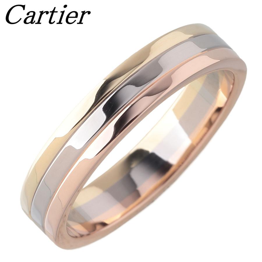 Cartier カルティエ トリニティ ウェディング リング ルイカルティエ ヴァンドーム 現行モデル #61 幅4.8mm Au750 ...