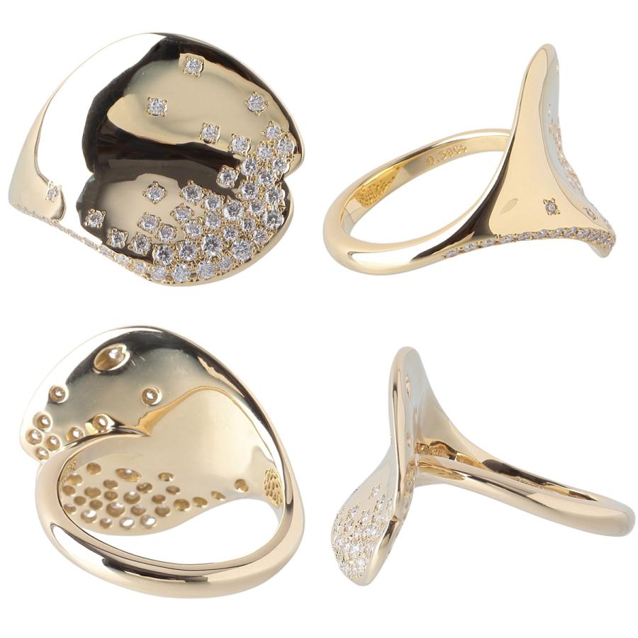 MIKIMOTO ミキモト レ ペタル ドゥ ギンザ ダイヤ リング 13号 0.39ct 750YG 箱 新品仕上げ済 MIKIMOTO【21677】 : ブランド テアトロン - 通販 ...