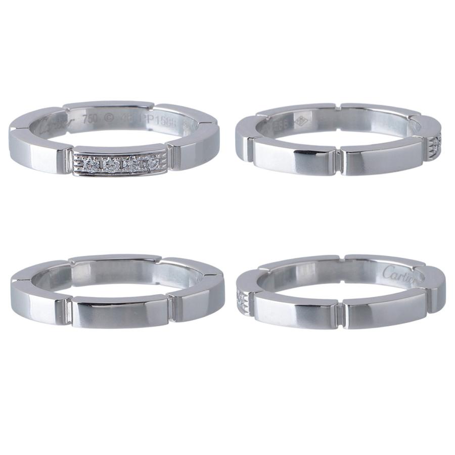 Cartier カルティエ ダイヤ リング マイヨンパンテール 4PD #48 750WG 新品仕上げ済 Cartier【21956 ...