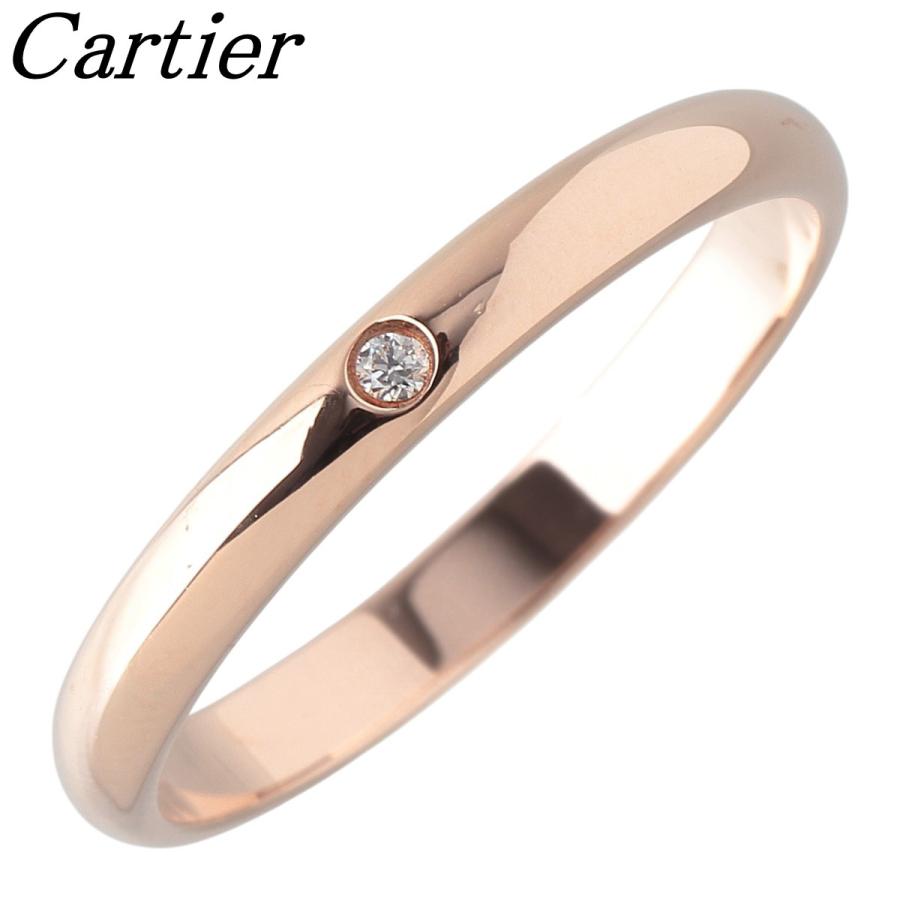 Cartier カルティエ ダイヤ リング 1895 ウェディング 1PD #52 幅2.5mm Au750PG 保証書(2021年) 新品仕上げ済 Cartier【22048】 : ブランド ...