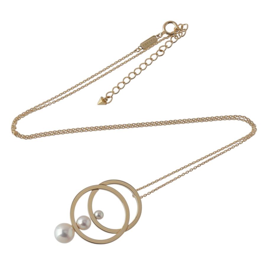 TASAKI（タサキ） コズミック ネックレス アコヤパール3.5mm〜7.6mm 50cm 750YG 保証書(2019年) 箱 新品仕上げ ...