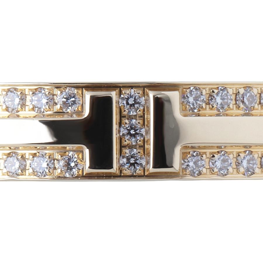 TIFFANY&Co.（ティファニー） ダイヤ リング T TWO ナロー 17.5号 AU750YG 箱 新品仕上げ済 TIFFANY ...