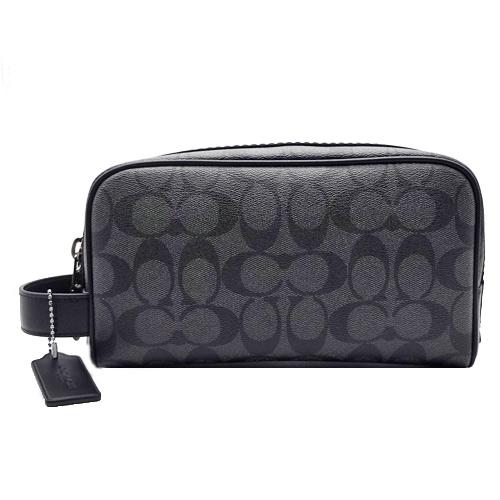 COACH コーチ バッグ 新作 新品 メンズ セカンドバッグ シグネチャー 2515 QBMI5 ブラック/グレー【コーチ箱 紙袋付き ...