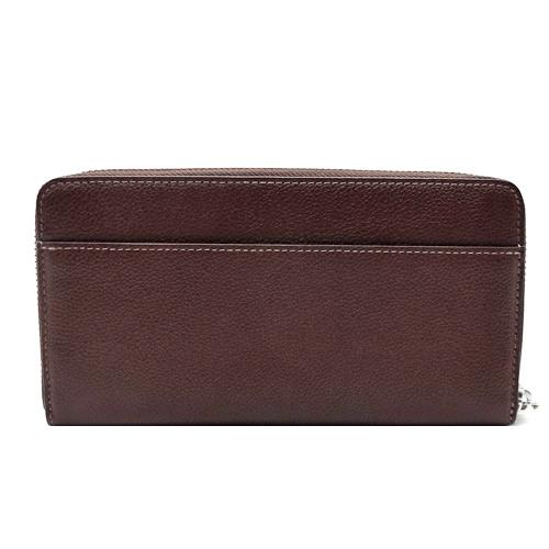 COACH（コーチ） 財布 新作 新品 メンズ ファスナー長財布 カーフ レザー ラウンドファスナー長財布 58102 SVMPL ブラウン ...
