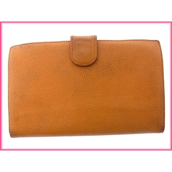 CHANEL シャネル 長財布 シャネル長財布 がま口 二つ折り 中古 T10607 : ブランドデポTOKYO - 通販 - Yahoo ...