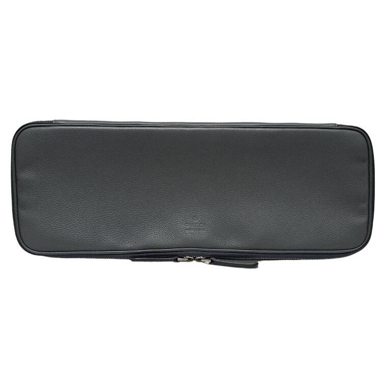 GUCCI（グッチ） ネクタイケース 268114 タイケース グレー レザー