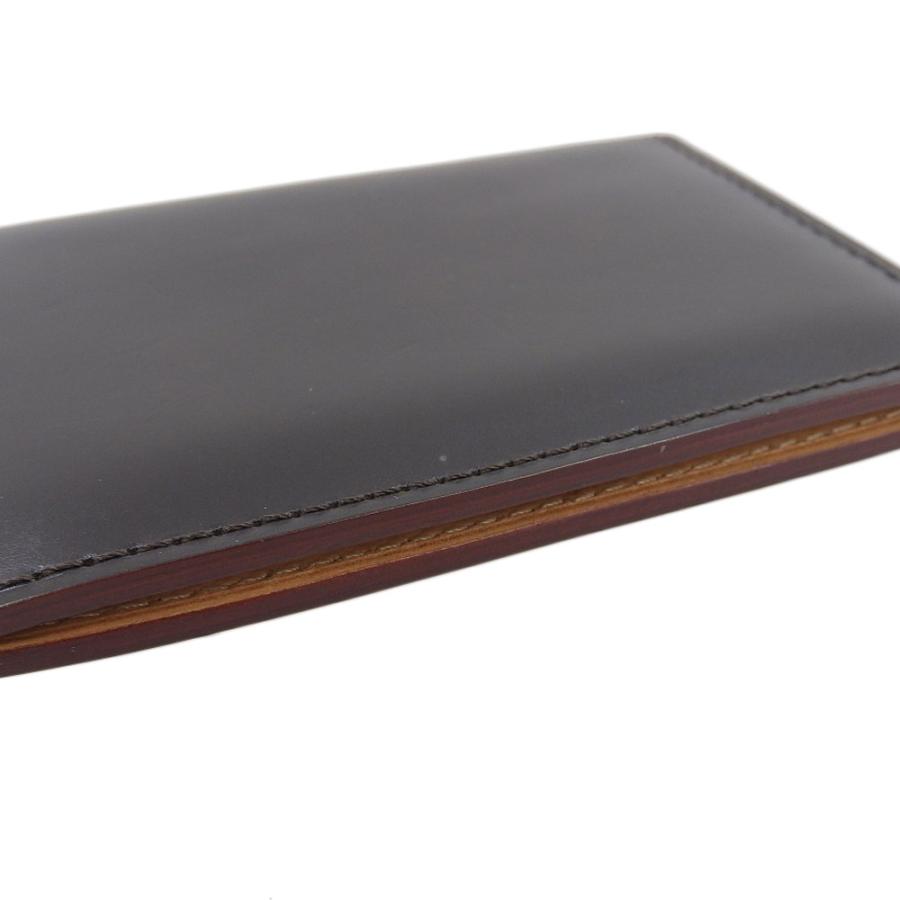 美品 箱付 ガンゾ 現行ロゴ 01285 コードバンレザー パスケース 名刺入れ カードケース :287866:WithTrading ...