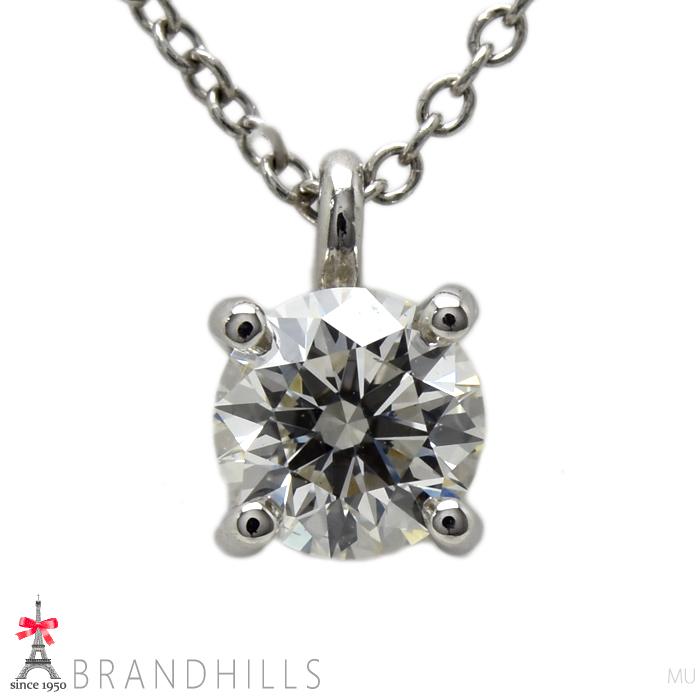 TIFFANY&Co. ティファニー ネックレス ソリティア ダイヤモンド 0.53ct J-VS1-3EX PT950 プラチナ ペンダント Tiffany&Co 極美品 : ブランドヒルズ ...