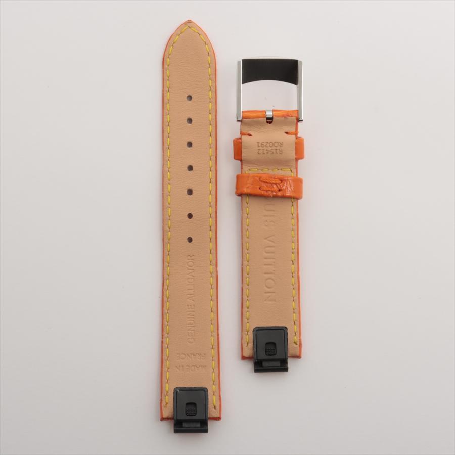 新品同様 ルイヴィトン タンブール 用 替え ベルト ストラップ アリゲーター レザー オレンジ 腕時計 メンズ レディース MMM AR5-1 : 2409210906367-1 : ブラン ...