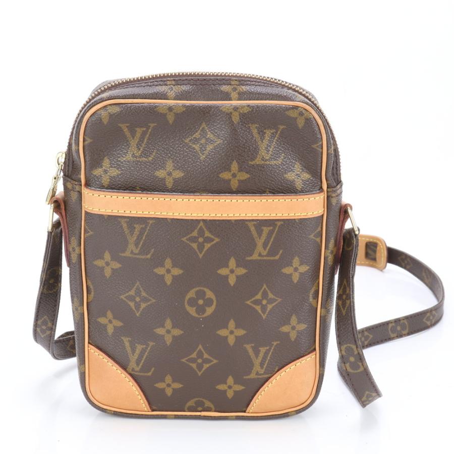 美品 ルイヴィトン モノグラム ダヌーブ M45266 レザー ショルダーバッグ 斜め掛け メッセンジャー 通勤 メンズ MMM BN13-9 ...