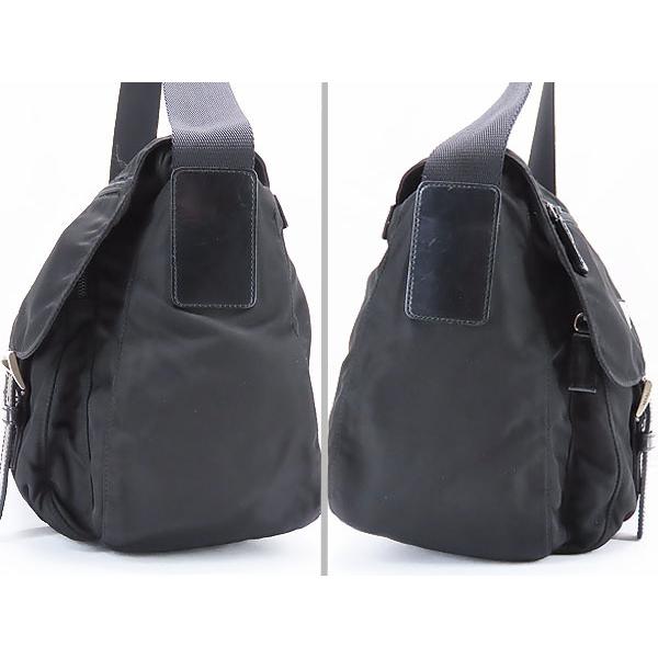 PRADA 美品 プラダ ナイロン 斜め掛けショルダーバッグ メッセンジャーバッグ NERO ブラック レザー B6671 : Brand Liberty - 通販 - Yahoo!ショッピング