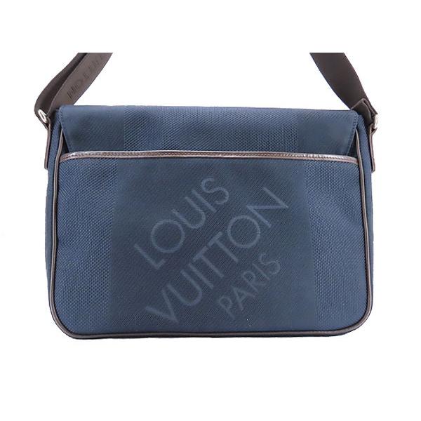 LOUIS VUITTON 美品 ルイヴィトン ダミエジェアン プチ メサジェ 斜め掛けショルダーバッグ メッセンジャーバッグ ブルーオセアン ...
