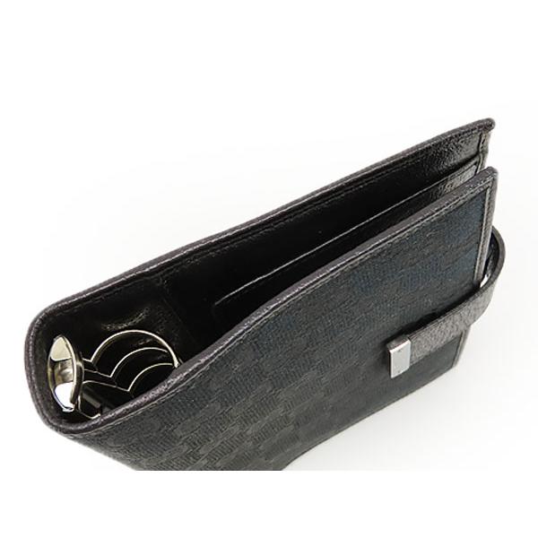 GGキャンバス ほぼ新品 グッチ GUCCI アジェンダMM 手帳カバー システム手帳 ブラック キャンバス レザー 115241 ...