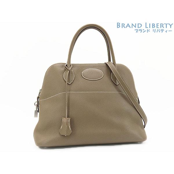 ボリード 美品 エルメス HERMES 31 2WAY ハンドバッグ ショルダーバッグ エトゥープ ベージュ シルバー金具 トリヨンクレマンス : Brand Liberty - 通販 ...