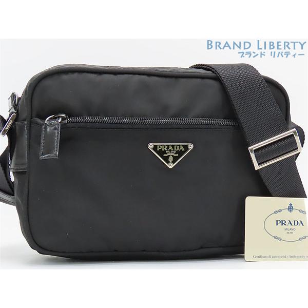 PRADA 美品 プラダ ナイロン VELA SPORT 斜め掛け ショルダーバッグ メッセンジャーバッグ ポシェット NERO ブラック BT0167 : Brand Liberty ...