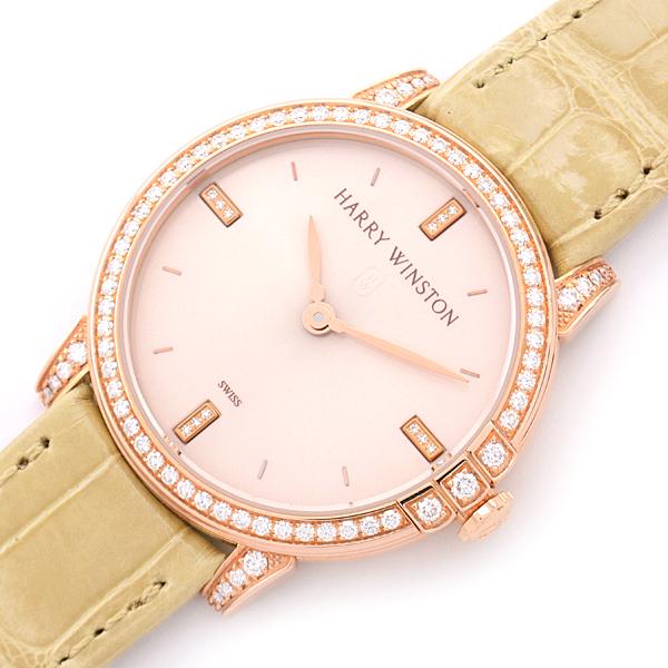 Harry Winston Midnight Collection ハリーウィンストン 時計 レディース ミッドナイト ピンクゴールド ダイヤ ...