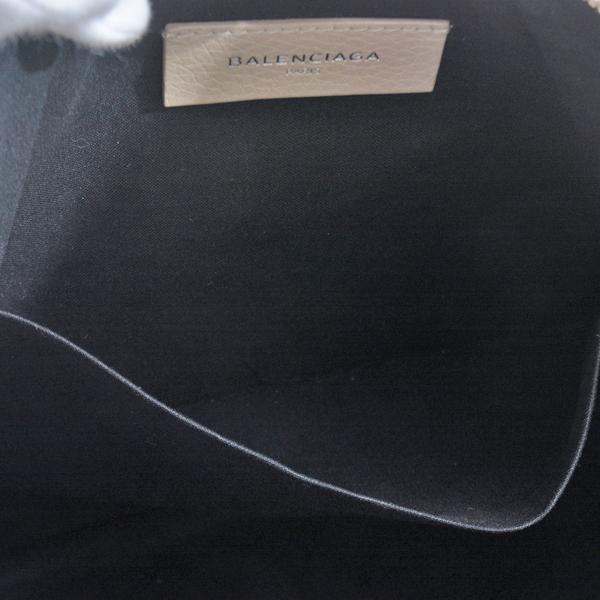 BALENCIAGA バレンシアガ バッグ メンズ レディース クラッチバッグ レザー グレージュ ベージュ 443522 中古 ...