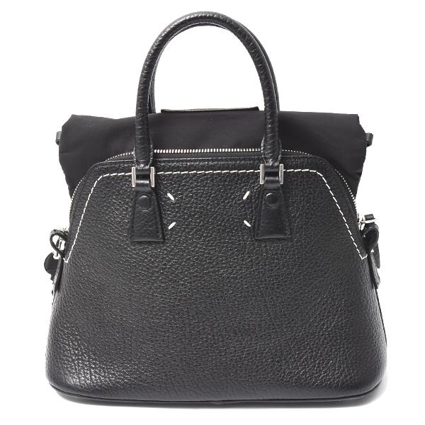メゾンマルジェラ バッグ メンズ レディース 5ACミニ 2WAYショルダーバッグ ブラック Maison Margiela 中古 ...