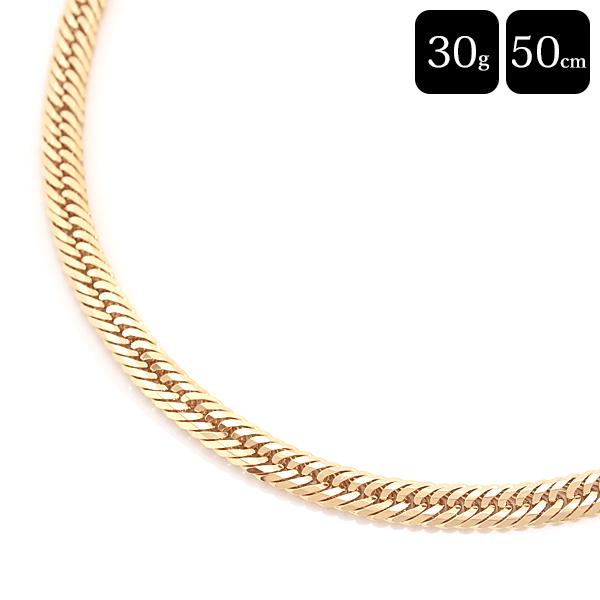 喜平 ネックレス K18 12面カット トリプル 30g 50cm 造幣局検定刻印入 メンズ レディース チェーン イエローゴールド YG 中古 : 76573 : BrandMax - 通販 ...