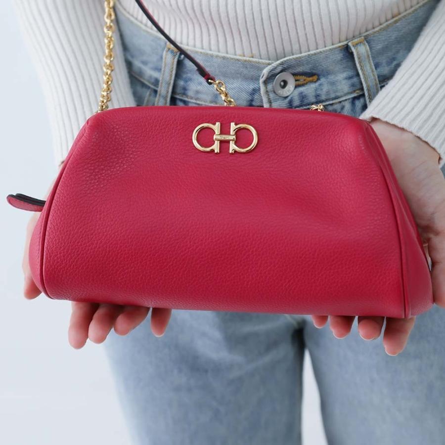 FERRAGAMO 決算セール☆全品5%OFFクーポン☆15日迄☆フェラガモ 22 0334 755087 RIBES レディース ショルダーバッグ ミニバッグ ピンク : ブランドショップ ...