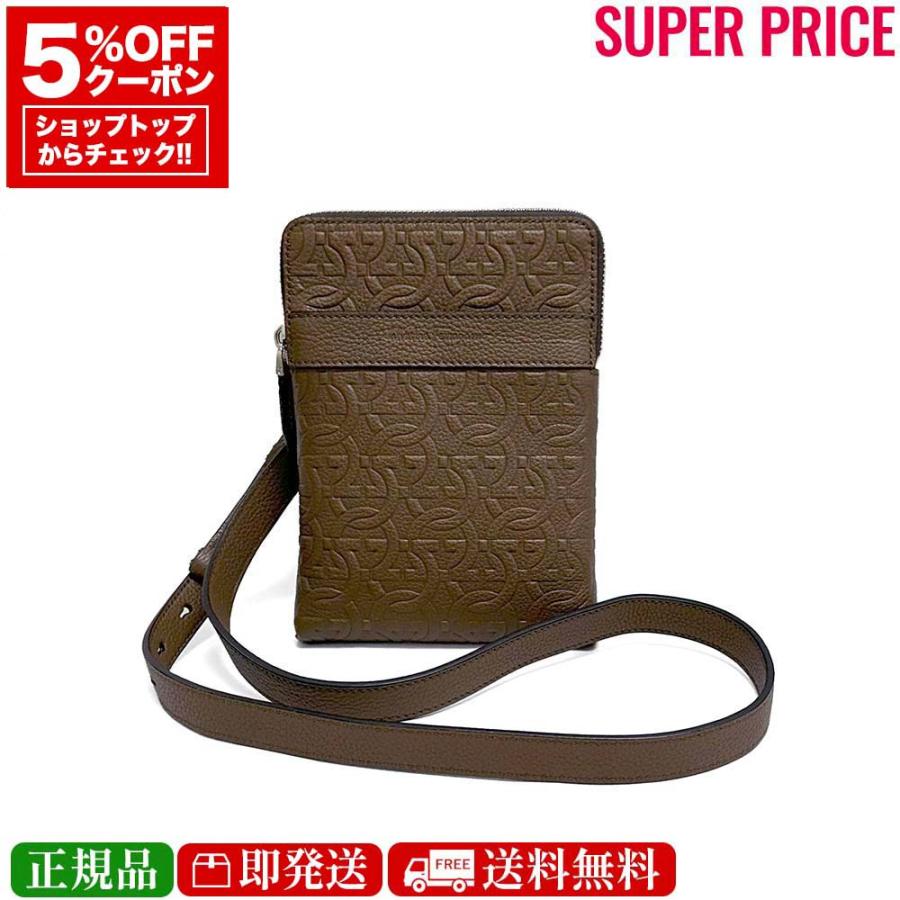 FERRAGAMO 決算セール☆全品5%OFFクーポン☆15日迄☆フェラガモ 24 0884 メンズ ショルダーバッグ ブラウン : ブランドショップ リペイ - 通販 - Yahoo!ショッピング