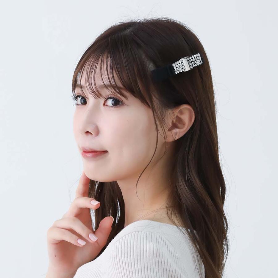 FERRAGAMO GWスーパーSALE☆全品5%OFFクーポン☆30日迄☆フェラガモ 34 7582 713035 NERO/CRYSTAL ブラック×クリスタル バレッタ : ブランド ...