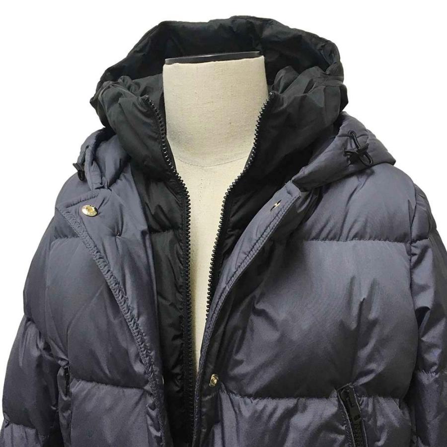 [新品超お得!][値引きクーポンあり]ヘルノ PI001510D 12004 9202 レディース フード付き ダウンコート ブルーグレー系 HERNO :PI001510D-12004 ...