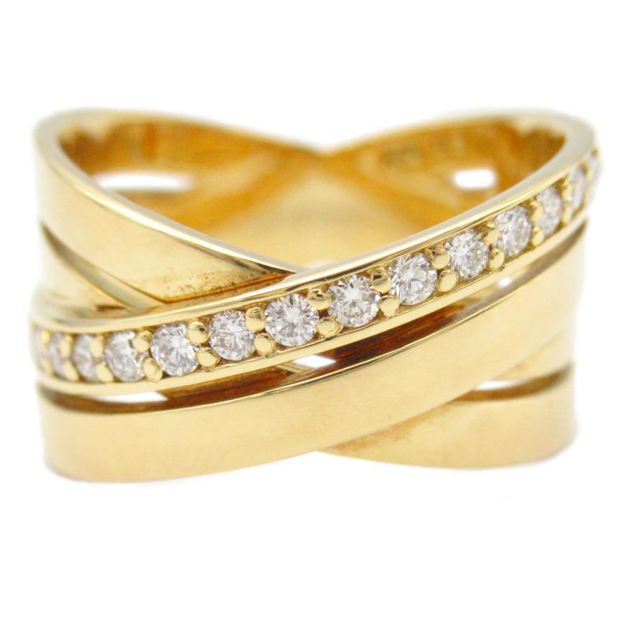 ジュエリー ダイヤ リング ブランドオフ JEWELRY K18（イエローゴールド） リング・指輪 K18 中古 レディース : ブランドオフ Yahoo!店 - 通販 - Yahoo!ショッピング