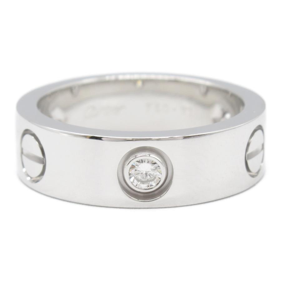 Cartier カルティエ ラブリング 3PD ブランドオフ CARTIER K18WG（ホワイトゴールド） リング・指輪 750WG 中古 メンズ : ブランドオフ Yahoo!店 - 通販 ...