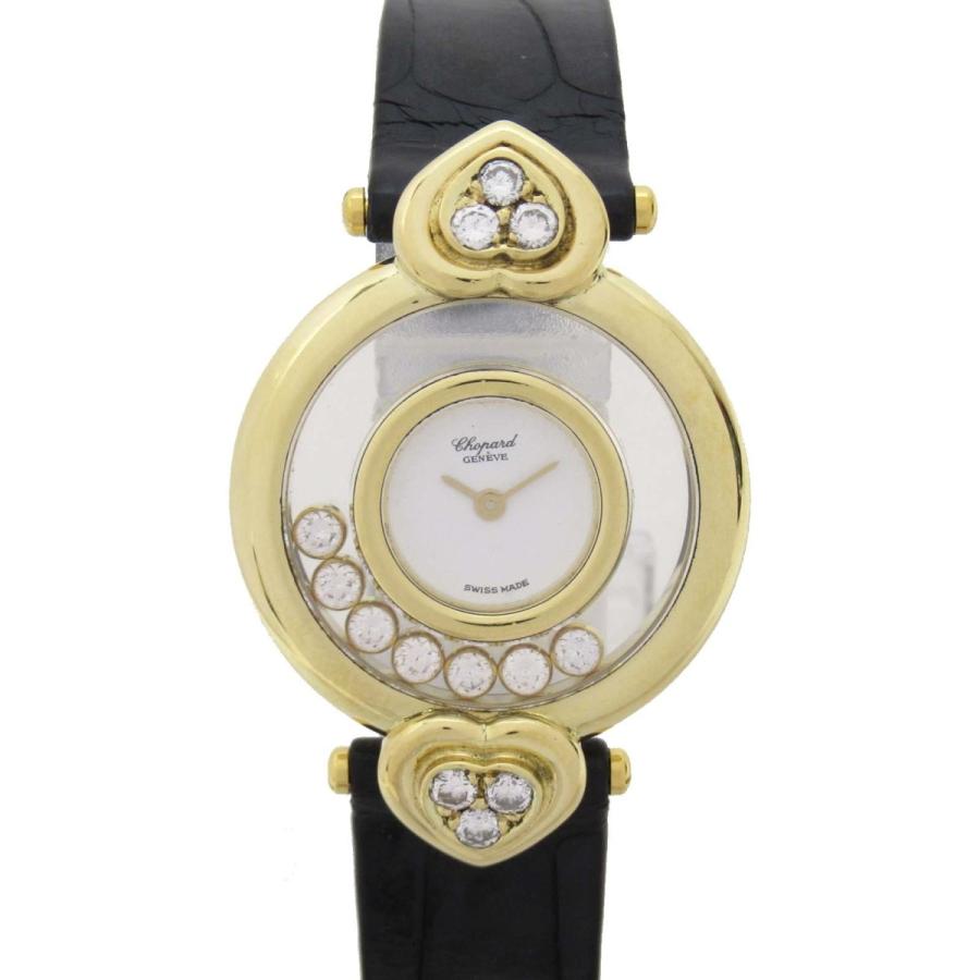 Chopard ショパール 腕時計 ハッピーダイヤモンド ホワイト系 K18（イエローゴールド） 中古 : ブランドオフ Yahoo!店 ...