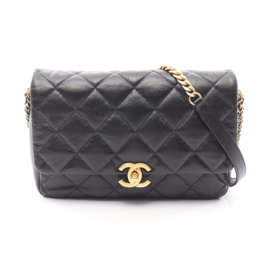 CHANEL（シャネル） マトラッセ ブランドオフ レザー ショルダーバッグ