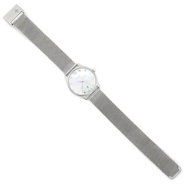 GUCCI グッチ 腕時計 レディース Gタイムレス G-Timeless 29mm ホワイトシェル シルバー YA126583【P5倍_21 ...