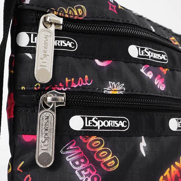 LeSportsac 《3%OFFクーポン対象》レスポートサック ショルダーバッグ レディース QUINN BAG ネオン風 ロゴ ブラック系 3352 E481 : Brandol ...