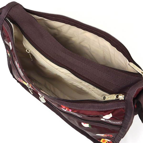 LeSportsac レスポートサック ショルダーバッグ レディース DELUXE EVERYDAY BAG 水玉 花柄 ボルドー系 7507 F035 : Brandol Style ...