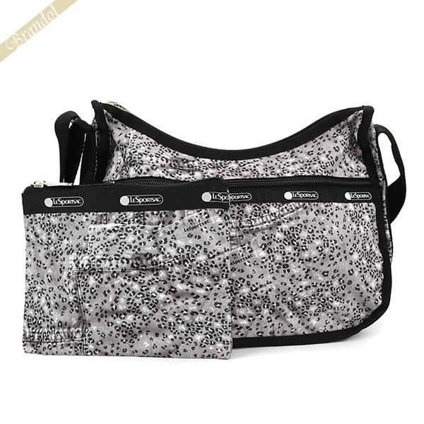 レスポートサック LeSportsac ショルダーバッグ レディース CLASSIC HOBO レオパード柄 グレー系 7520 F192 : lsp-7520-f192 : Brandol ...