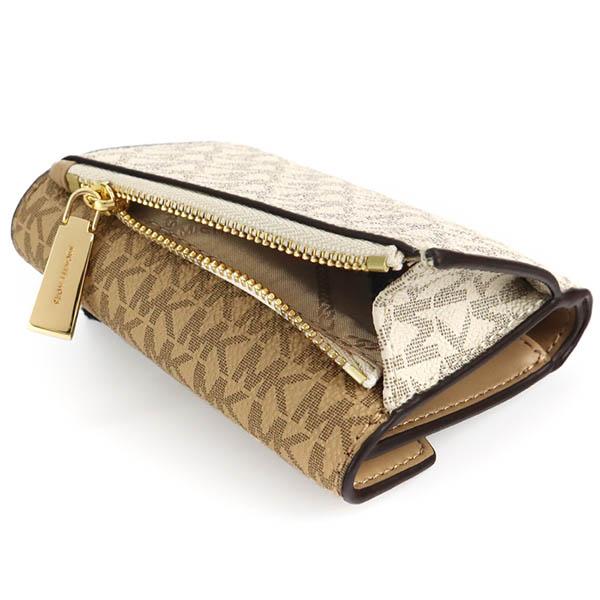 MICHAEL KORS マイケルコース 三つ折り財布 レディース MKシグネチャー ベージュ アイボリー 34S1GT9E6B 170【5%OFFクーポン】 : Brandol Style ...