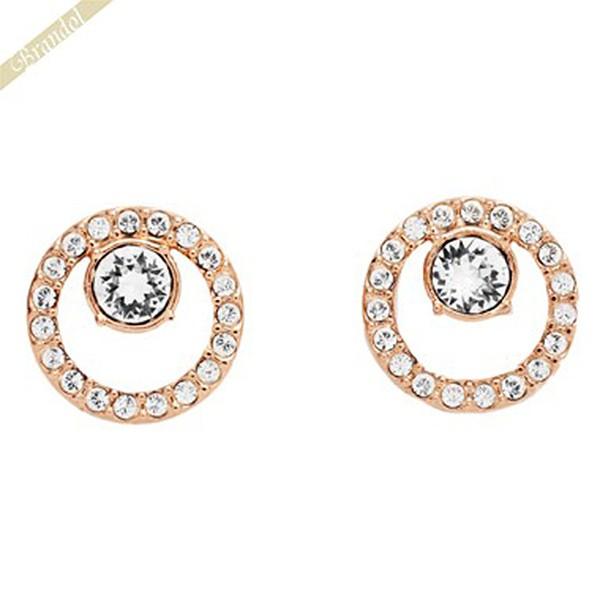 《P5倍_23:59迄》スワロフスキー Swarovski ピアス レディース Creativity Circle ラインストーン サークル ...