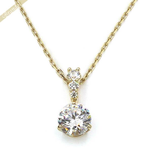 SWAROVSKI スワロフスキー Swarovski ネックレス レディース Solitaire ソリティア クリスタル ペンダント ゴールド 5511557 : Brandol Style ...
