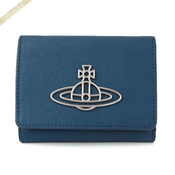 ヴィヴィアンウエストウッド Vivienne Westwood 三つ折り財布 がま口 オーブ ブルー 51150001 SAFF K401 BLU : vw-51150001-saff ...