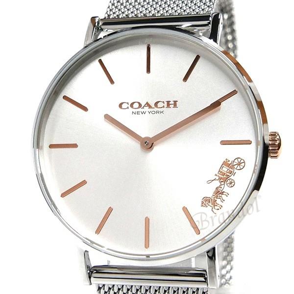 COACH コーチ 腕時計 レディース Perry ペリー 馬車モチーフ 36mm シルバー 14503124 : Brandol - 通販 ...