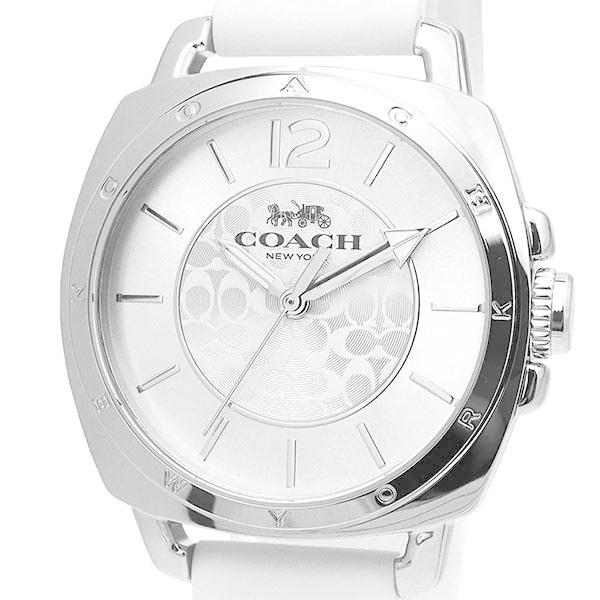 コーチ 腕時計 COACH レディース ボーイフレンド ミニ 34mm シルバー×ホワイト 14503146 : co-14503146 ...
