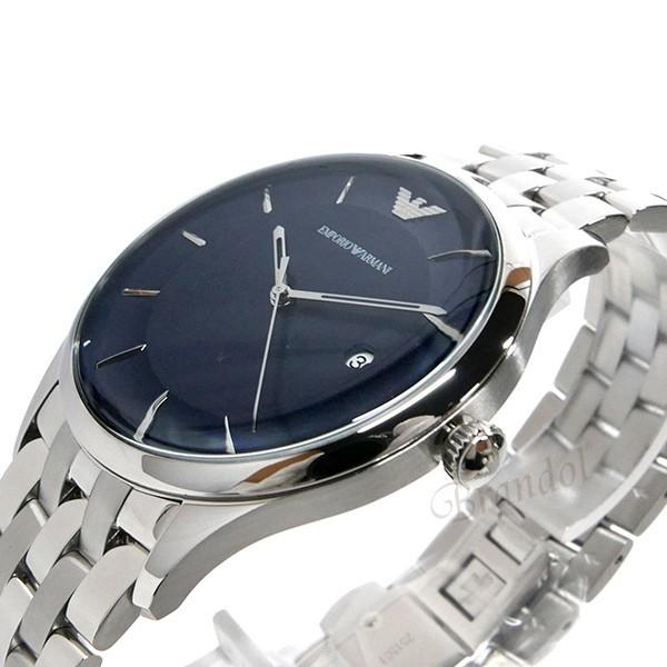 《P8倍_2日23:59迄》エンポリオアルマーニ 腕時計 EMPORIO ARMANI メンズ LAMBDA ラムダ 43mm ネイビー× ...